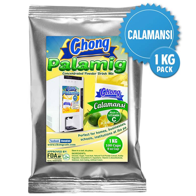 Chong Palamig Calamansi 1 Kg-Pack - Chong Cafe