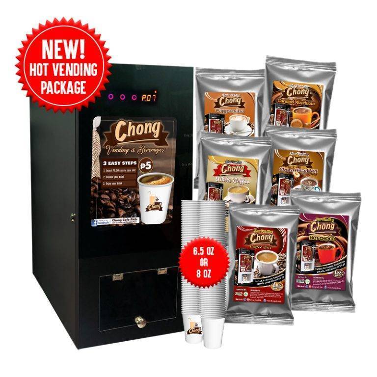 Chong Star Gold Hot Vending Machine Package - Chong Cafe